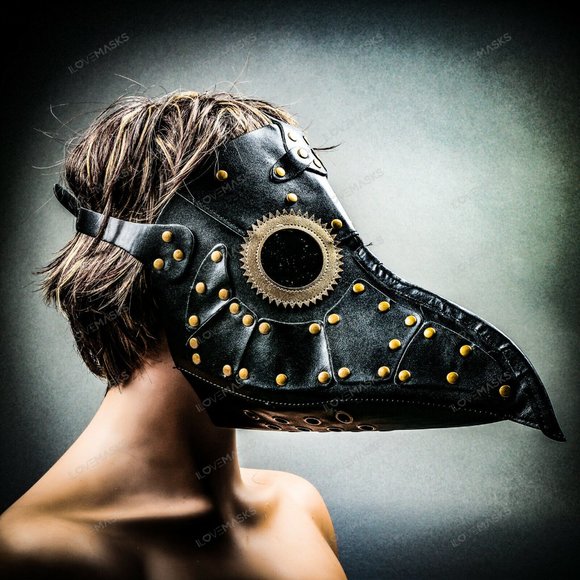 ILOVEMASKS | Accessories | Plague Doctor Bird Mask Long Nose Beak ...